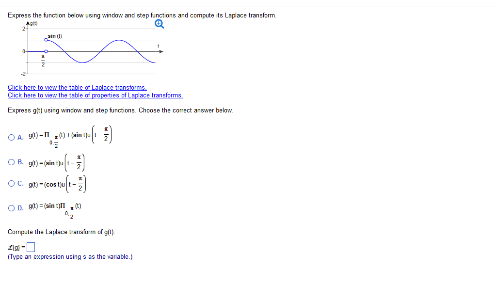 Solved Express The Function Below Using Window And Step