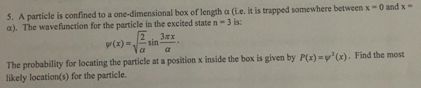 Solved A particle is confined to a one-dimensional box of | Chegg.com