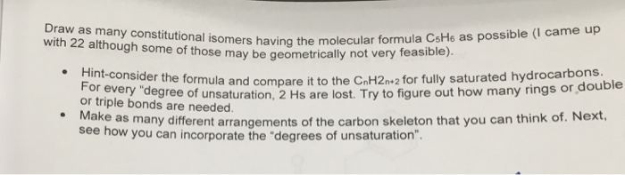 Solved Draw as many constitutional isomers having the | Chegg.com