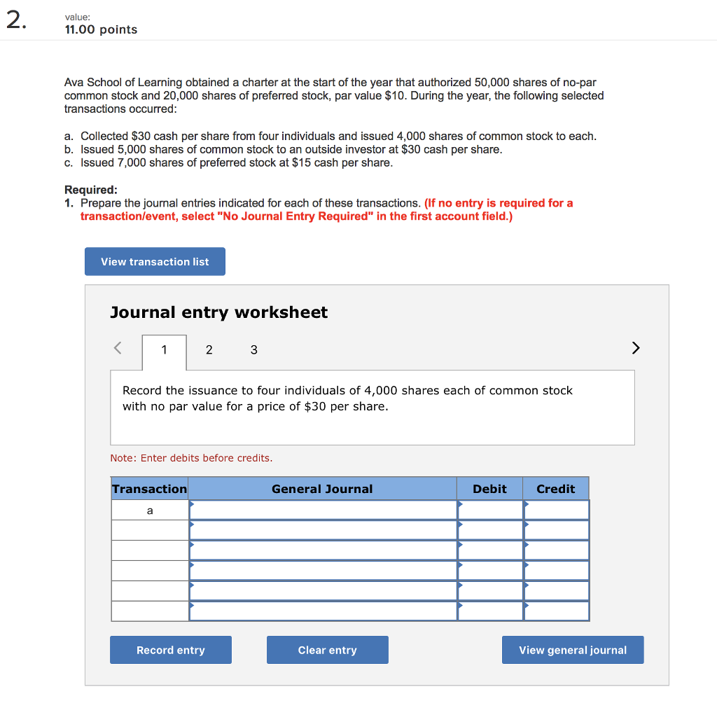 Solved 2· value 11.00 points Ava School of Learning obtained | Chegg.com