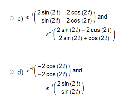 Solved A system of two differential equations with | Chegg.com