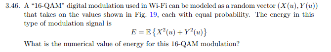 Solved 3.46. A "16-QAM" digital modulation used in Wi-Fi can | Chegg.com