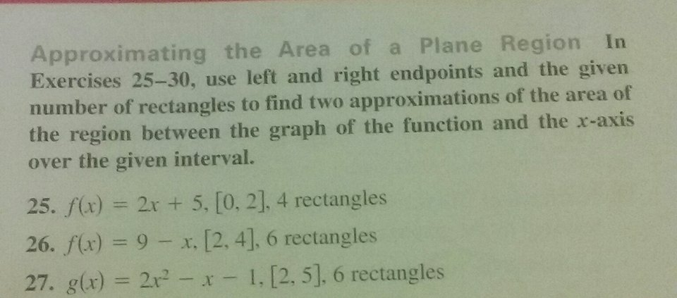 Solved Approximating the Area of a Plane Region In Exercises | Chegg.com