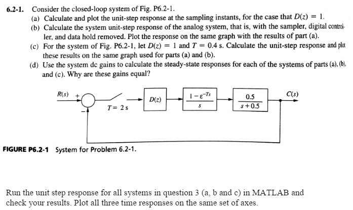 Consider the closed-loop system of Fig. P6.2-1. (a) | Chegg.com