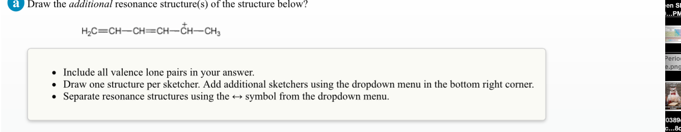 Solved Draw the additional resonance structure(s) of the | Chegg.com
