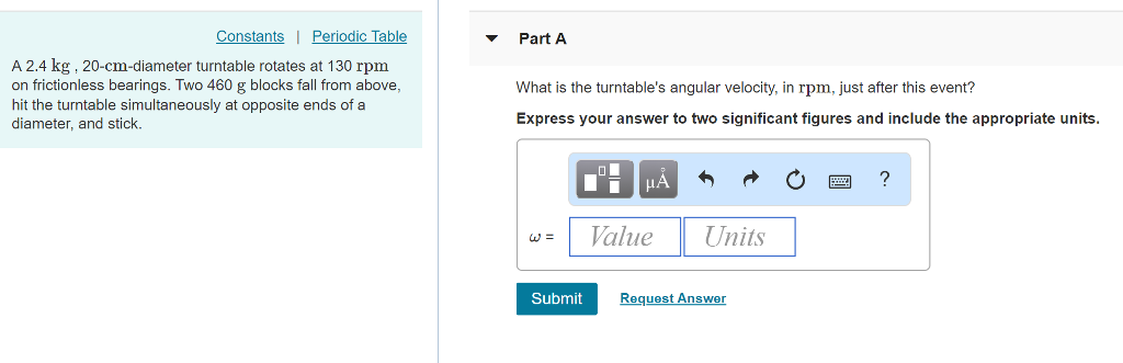 Solved Constants | Periodic Table Part A A 2.4 kg, | Chegg.com