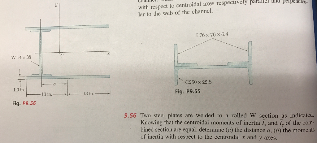Solved Two steel plates are welded to a rolled W section as | Chegg.com