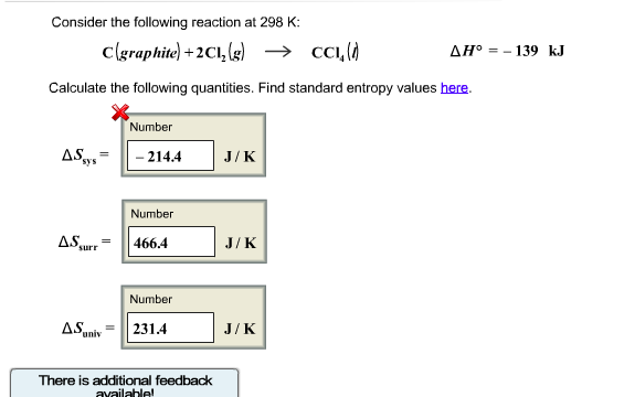 Solved Consider the following reaction at 298 K: | Chegg.com