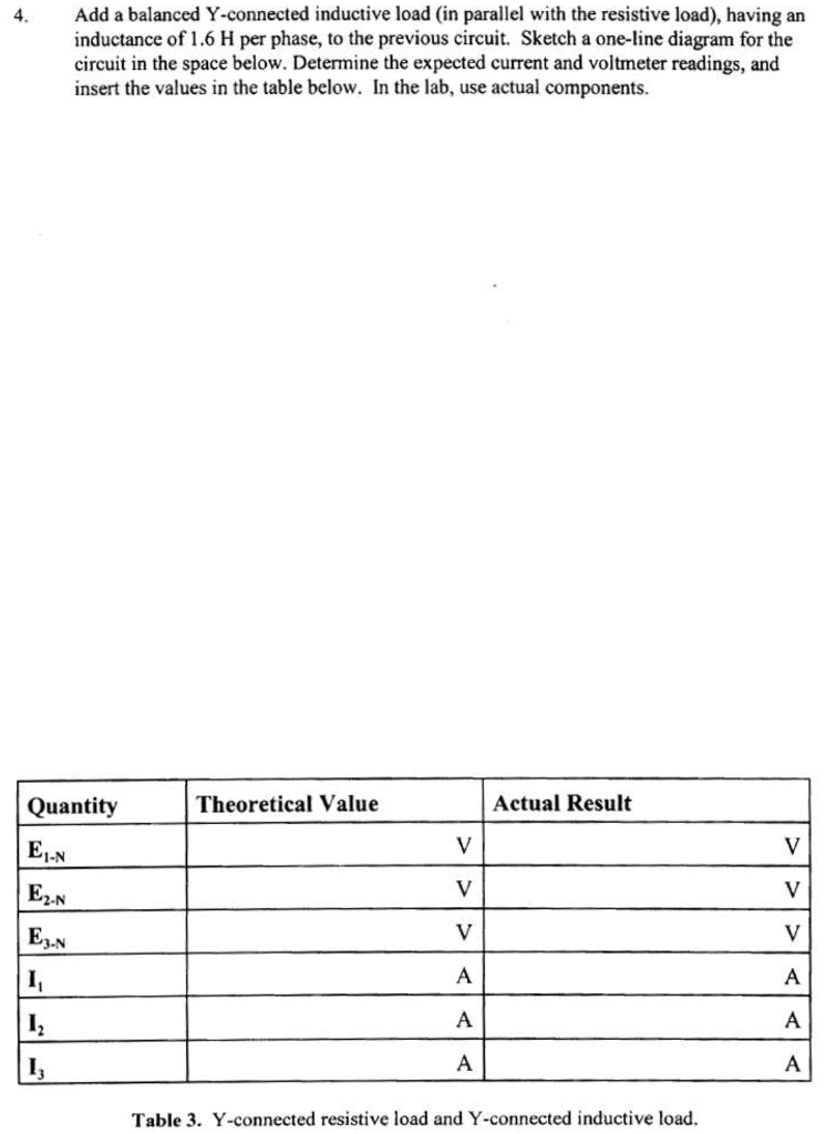 Solved Add a balanced Y-connected inductive load (in | Chegg.com