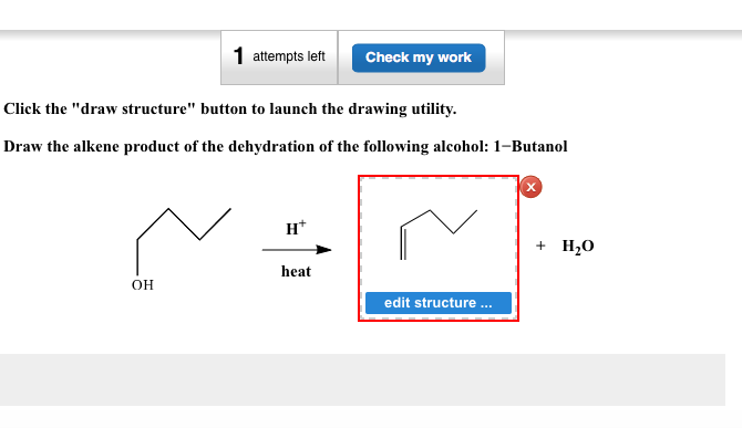 Solved Click the "draw structure" button to launch the | Chegg.com