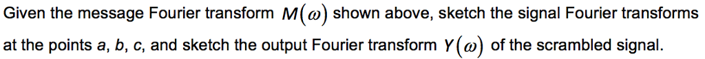 Solved The system shown below can be used for scrambling | Chegg.com