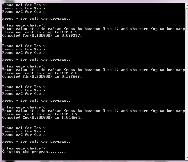 Solved Write two functions to compute the values of cos x | Chegg.com