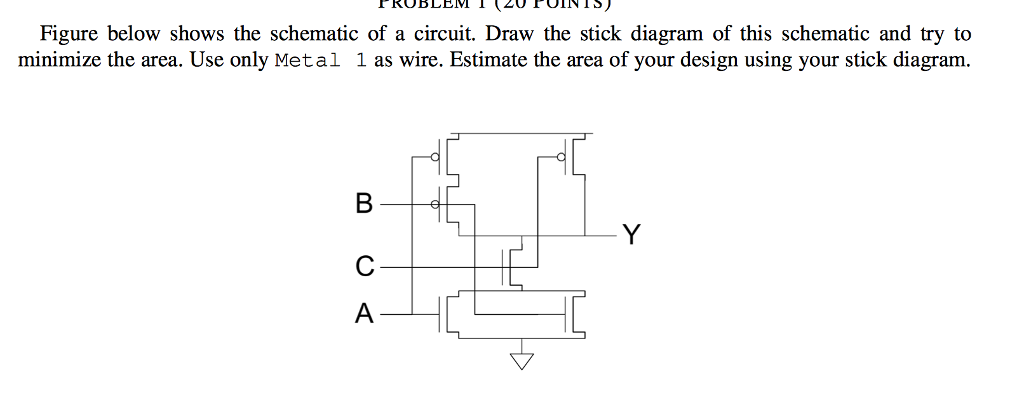 Solved Figure below shows the schematic of a circuit. Draw | Chegg.com