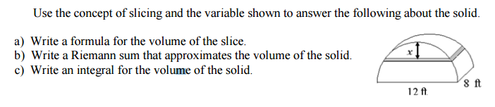 Solved Use the concept of slicing and the variable shown to | Chegg.com