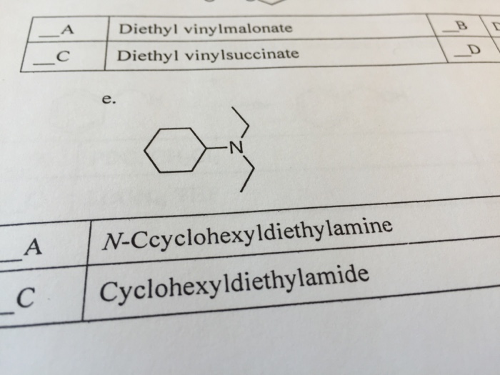 Solved following structures Cl NH2 m-chlorobenzyl amine C | Chegg.com