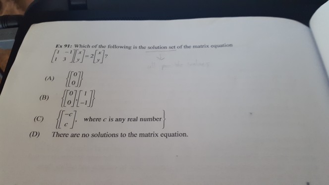 Solved Which of the following is the solution set of the | Chegg.com
