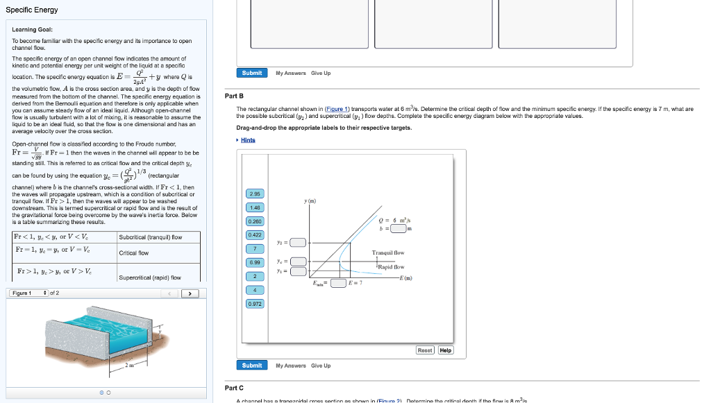 Solved Specific Energy Learning Goal: To become famliar with | Chegg.com