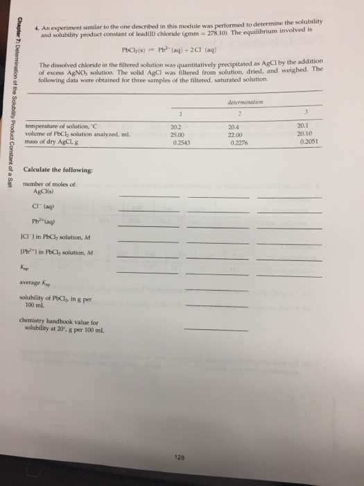 Solved Post-Laboratory Questions (use the spaces provided | Chegg.com