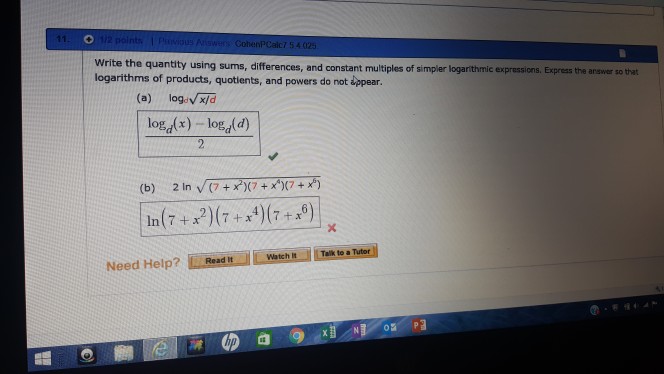 Solved Write The Quantity Using Sums Differences And 