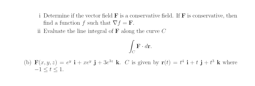 Solved Determine if the vector field F is a conservative | Chegg.com