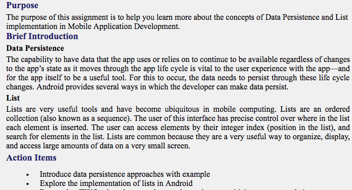 Solved Purpose The purpose of this assignment is to help | Chegg.com