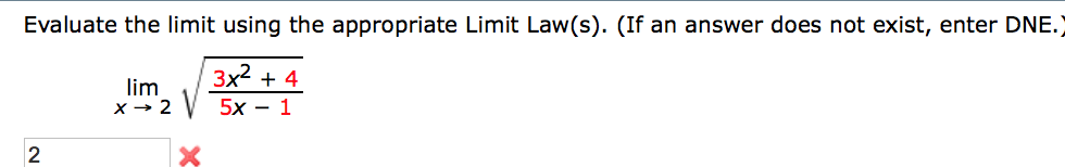 Solved Evaluate the limit using the appropriate Limit | Chegg.com