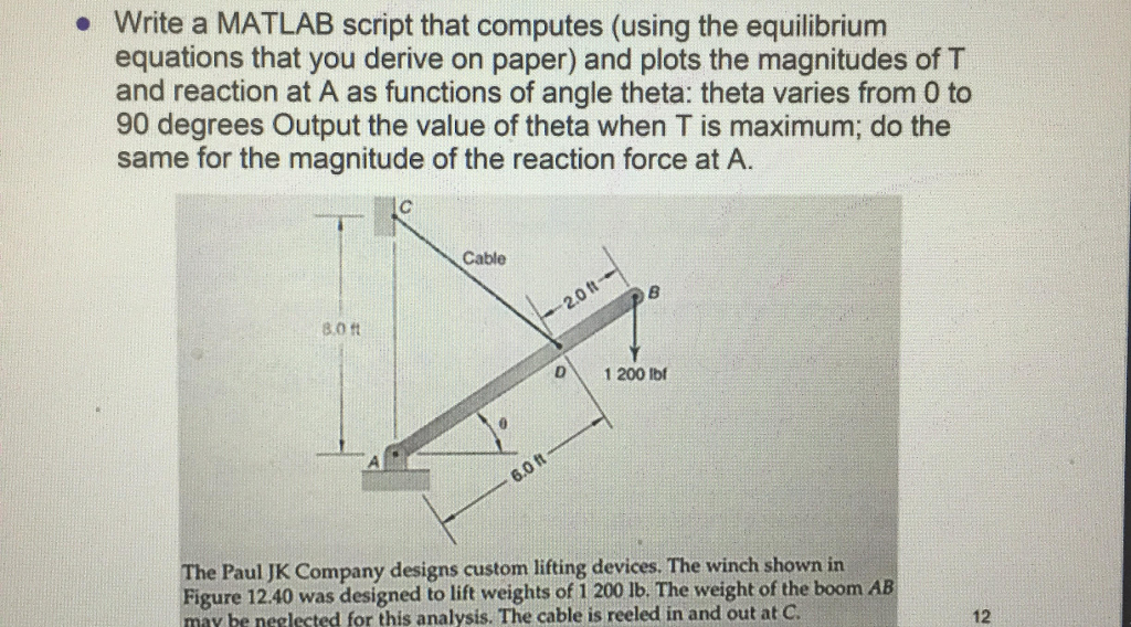 Write A Matlab Script That Computes Using The