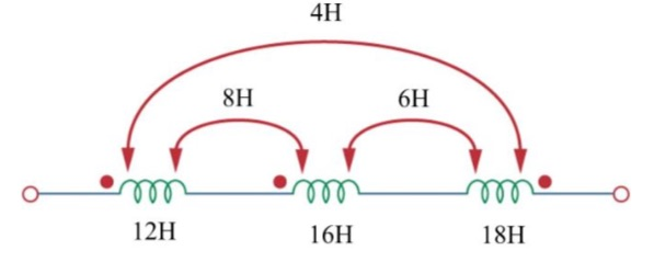 Solved a) For the three coupled coils below, find the total | Chegg.com