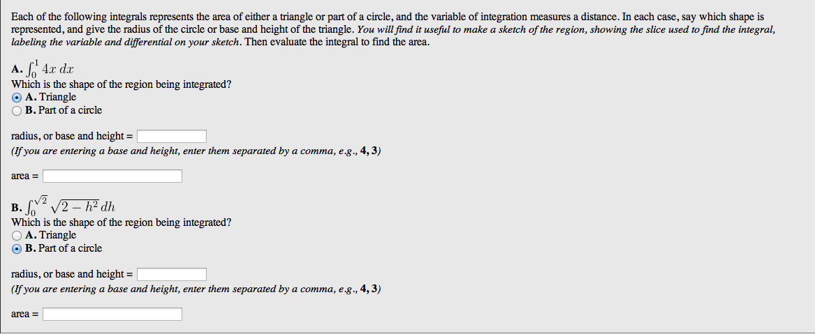 Consider the volume of the region shown below, which | Chegg.com