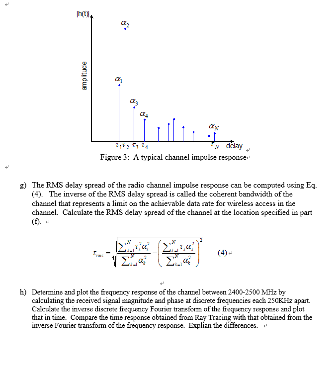 Multipath Simulation Using Ray Tracing | Chegg.com