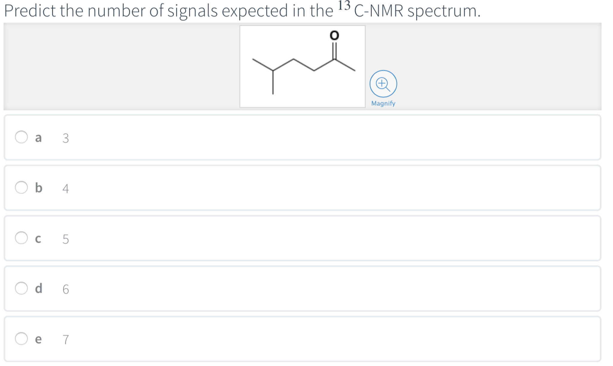 Solved Predict the number of signals expected in the^13 | Chegg.com