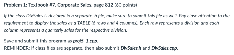 Solved Problem 1: Textbook #7. Corporate Sales, page 812 (60 | Chegg.com
