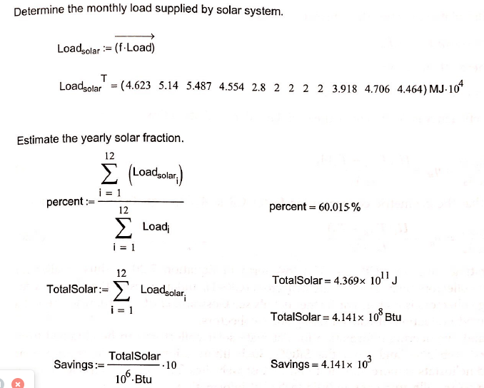 PROBLEM #4-f-Chart method in Newark, NJ Redo example | Chegg.com