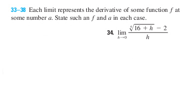 Solved Each limit represents the derivative of some function | Chegg.com
