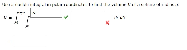 Solved Use a double integral in polar coordinates to find | Chegg.com