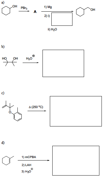 Solved [OCHEM II] Fill in the box with the appropriate | Chegg.com