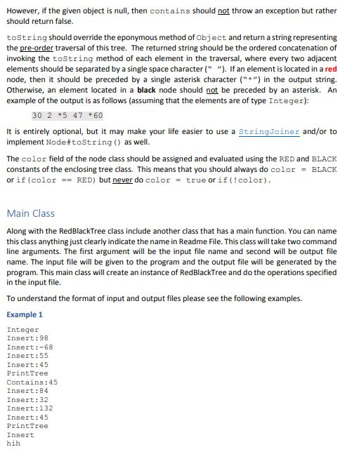 Solved Simplified Red-Black Trees The task of this project | Chegg.com