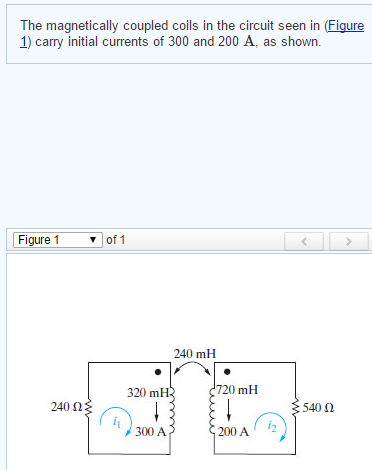 Solved The magnetically coupled coils in the circuit seen in | Chegg.com