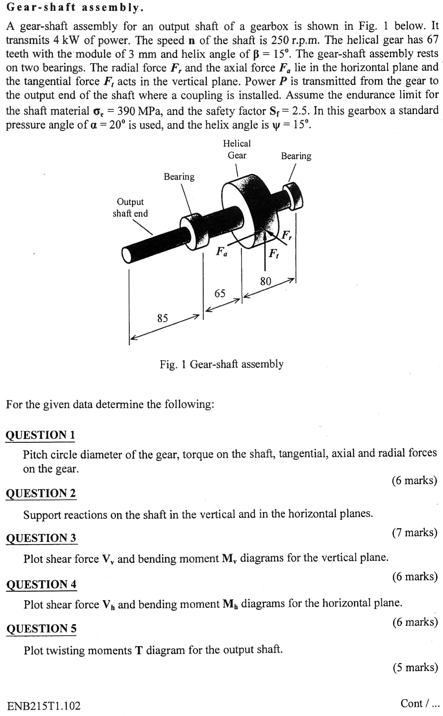 Solved I have worked the answers to Question 1) of the | Chegg.com