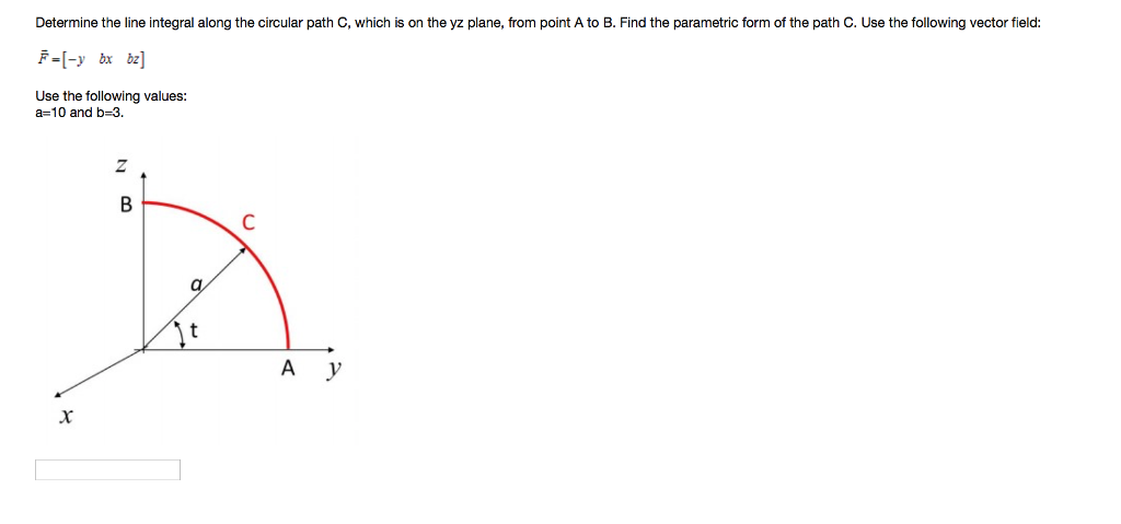 Solved Determine the line integral along the circular path | Chegg.com