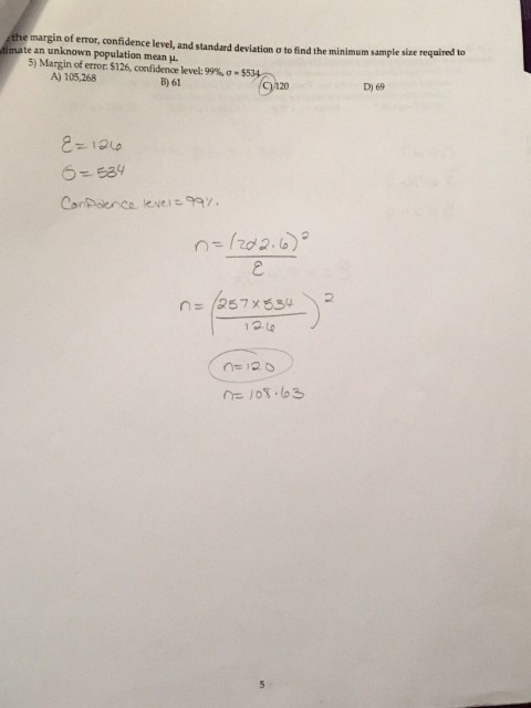 Solved e margin of error, confidence level, and standard | Chegg.com
