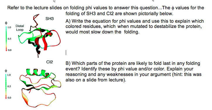 Refer to the lecture slides on folding phi values to | Chegg.com