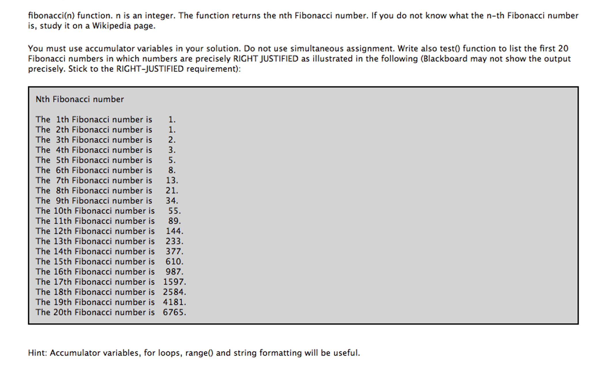 Solved Fibonacci(n) function. n is an integer. The function | Chegg.com Solved Fibonacci(n) function. n is an integer. The function | Chegg.com
