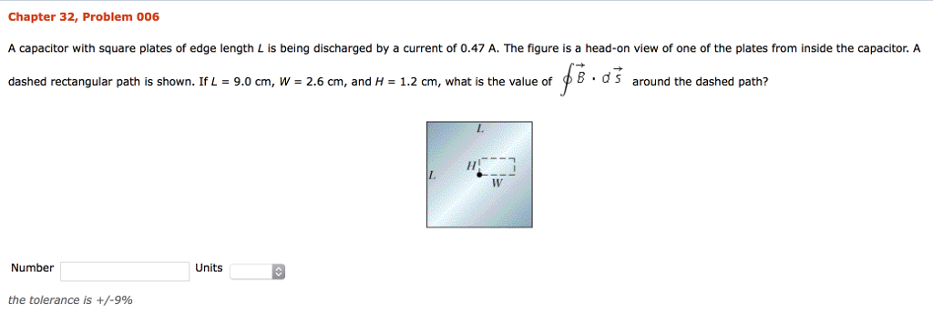 Solved A capacitor with square plates of edge length L is | Chegg.com