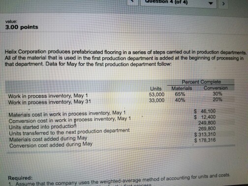 Solved Determine the total cost of ending work in process | Chegg.com
