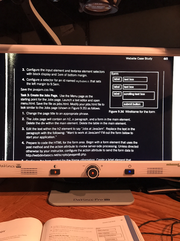Solved WEBSITE CASE STUDY Adding a Form Each of the | Chegg.com