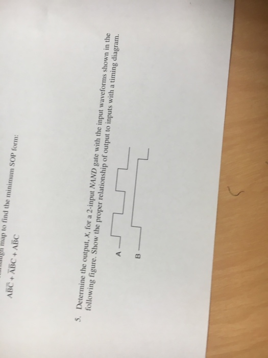 AB-C- + A-B-C + AB-C Determine the output, X, for a | Chegg.com