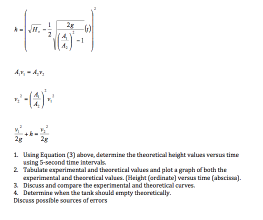 1. Using Equation (3) above, determine the | Chegg.com