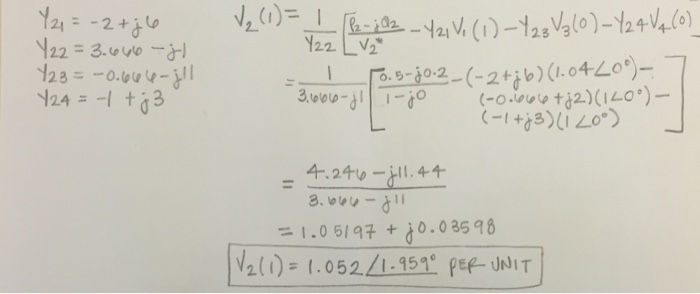Solved Use the Newton-Raphson power flow to solve the power | Chegg.com