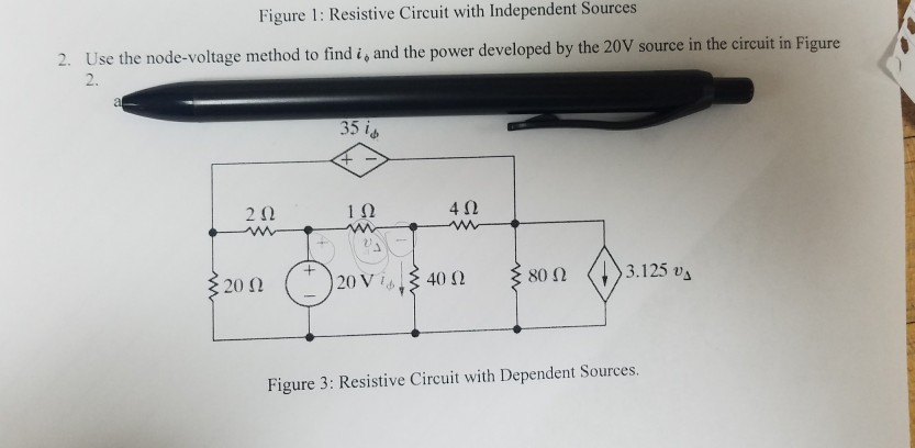 Solved Figure 1: Resistive Circuit with Independent Sources | Chegg.com